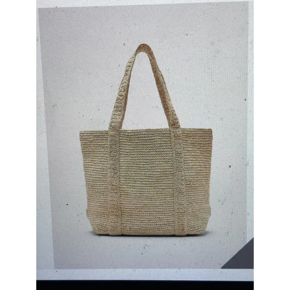 Hat Attack | Bags | Hat Attack Straw Traveler Tote Beach Weekender ...